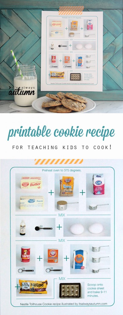 tollhouse cookie recipe printable for kids {illustrated w/photos} - It ...