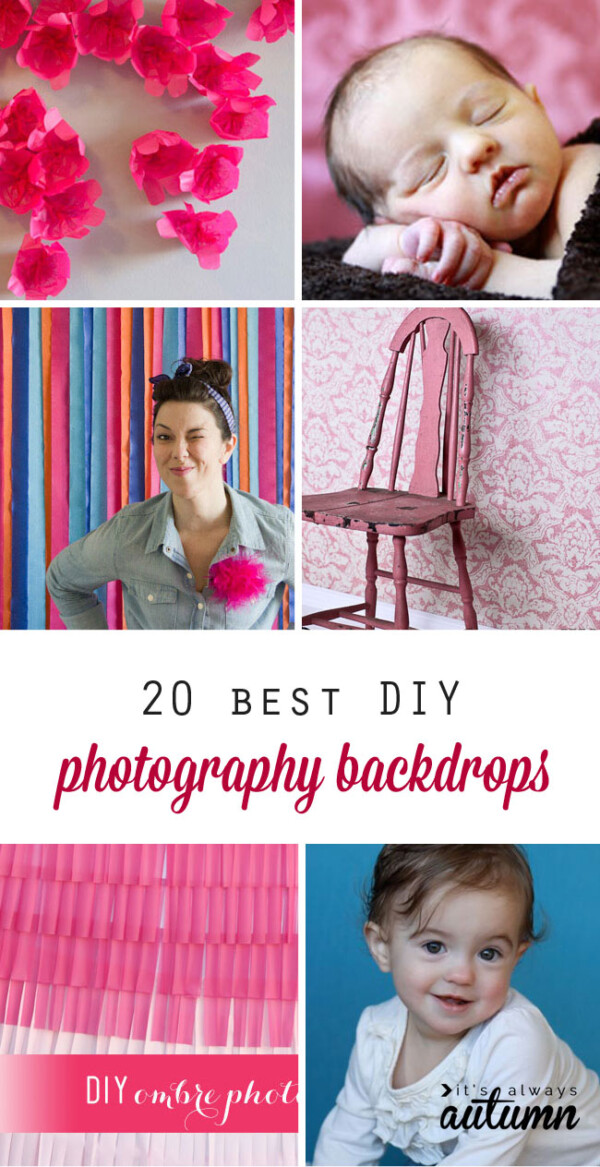 20 genius DIY backdrops you can make for just a few dollars! - It's ...