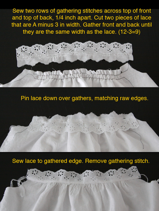 super sweet girl's white lace blouse tutorial - It's Always Autumn
