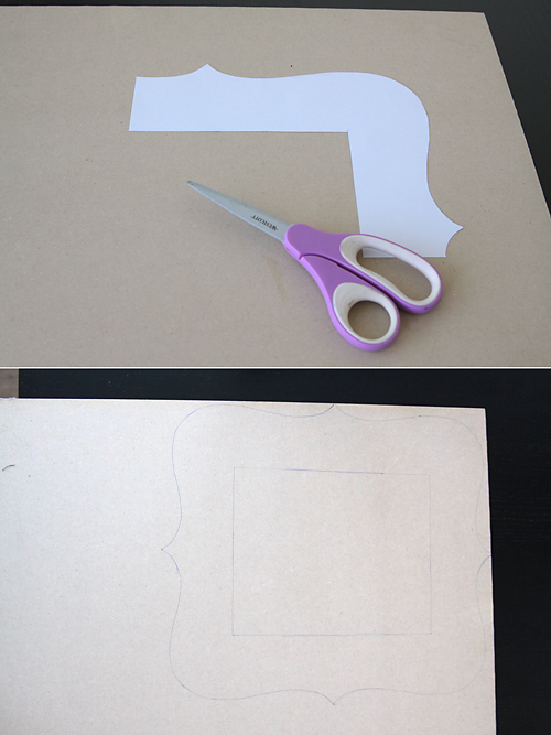 easy DIY cutout photo frame tutorial & template - It's Always Autumn