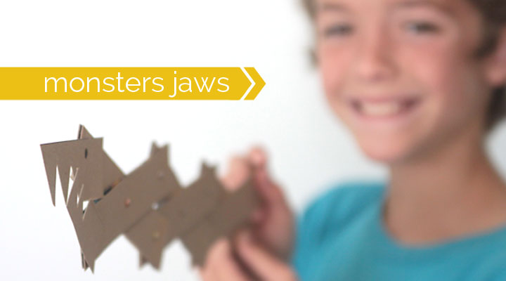 cereal box monster jaws | fun & easy big kid craft