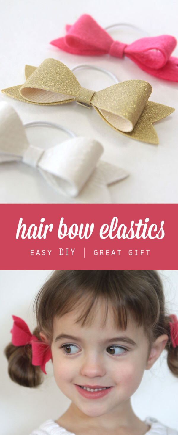 easy DIY hair bow elastics {great gift!} - It's Always Autumn