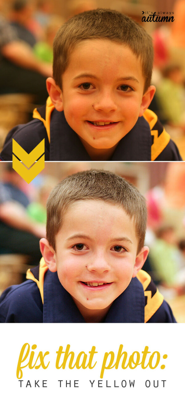 fix that photo: remove a yellow color cast - It's Always Autumn