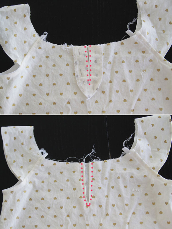pleated flutter sleeve dress (free pattern in size 4T) - It's Always Autumn