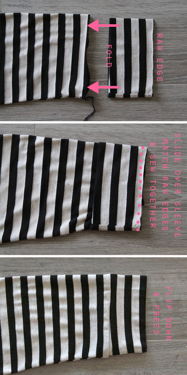 the breezy tee long sleeve add-on {free sewing pattern} - It's Always ...