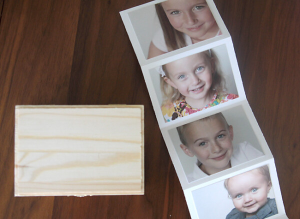 easy & cheap DIY gift idea: photo gift box - It's Always Autumn