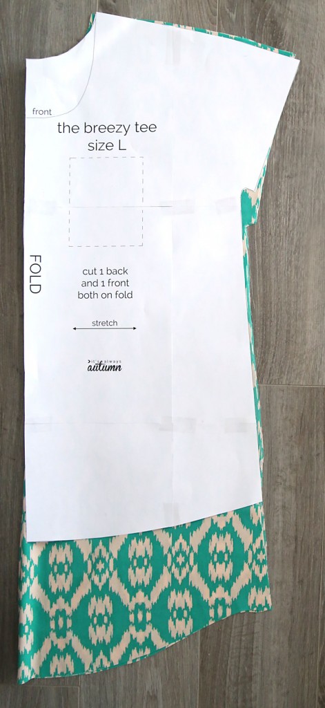 the breezy tee tunic | free sewing pattern - It's Always Autumn