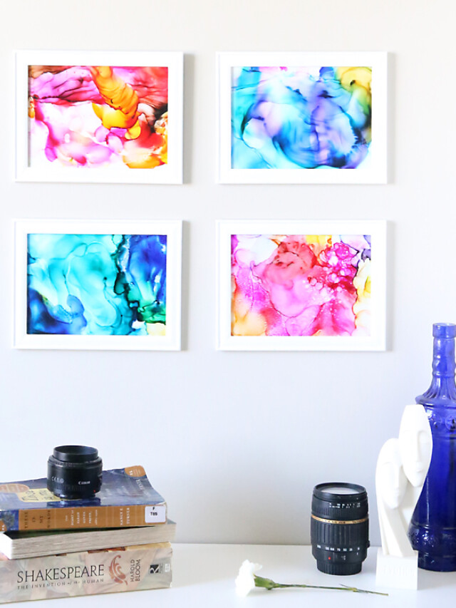 How To Make Gorgeous Fired Alcohol Ink Art {It’s So Easy!!} Story - It ...