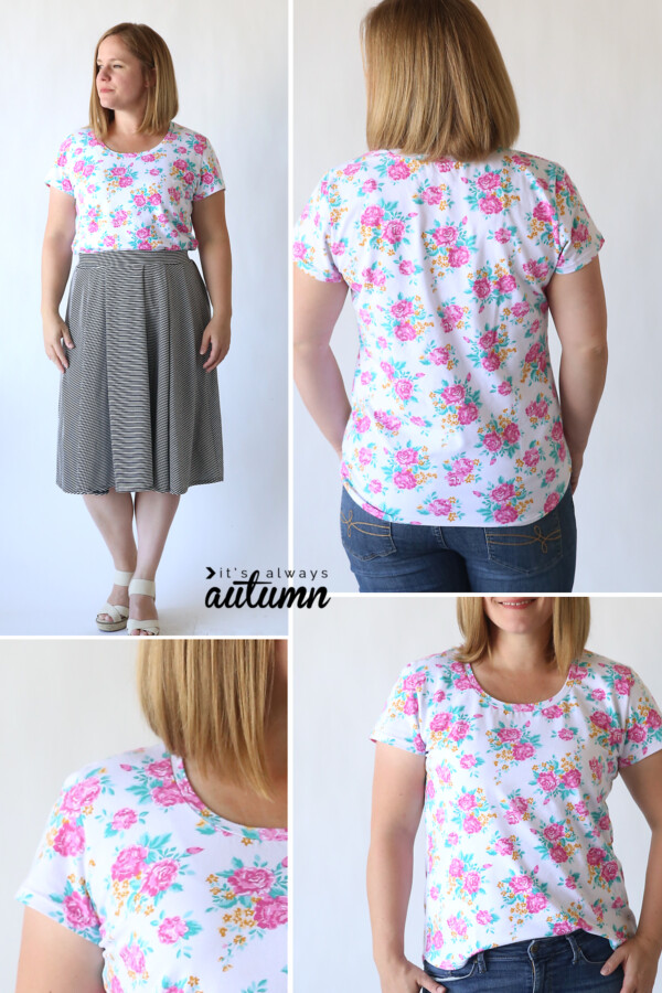 the classic tee | free pattern in women size L - It's Always Autumn