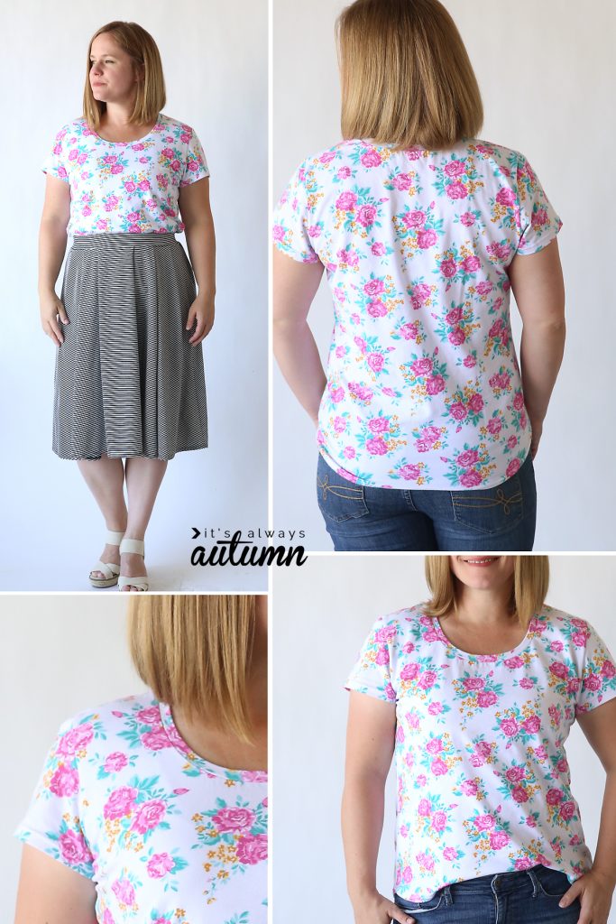 the classic tee | free pattern in women size L - It's Always Autumn