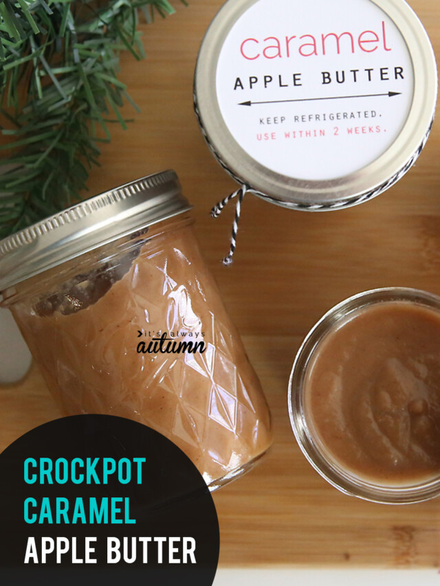 Crockpot Caramel Apple Butter {Easy DIY Gift Idea} Story - It's Always ...