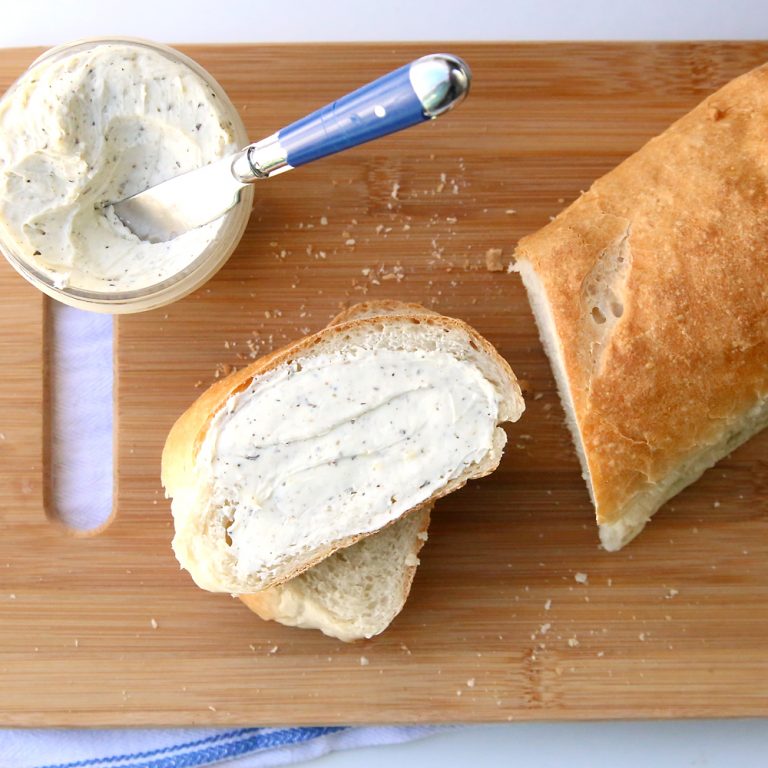 Amazing homemade french bread and garlic spread - It's Always Autumn