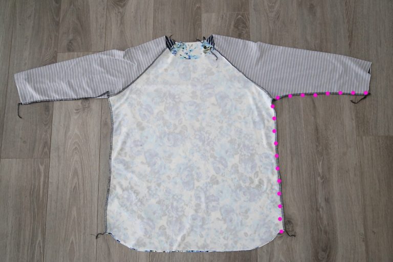 free raglan tee shirt sewing pattern {women's size large} - It's Always ...