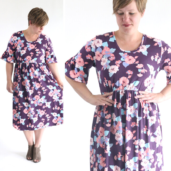 pretty ruffle sleeve raglan tee sewing tutorial - It's Always Autumn