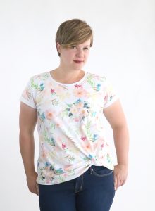 The Twist Knot Tee free sewing pattern - It's Always Autumn