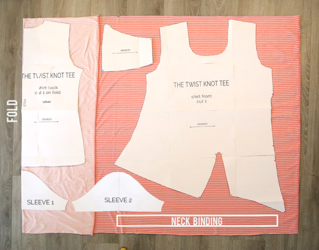 The Twist Knot Tee free sewing pattern - It's Always Autumn