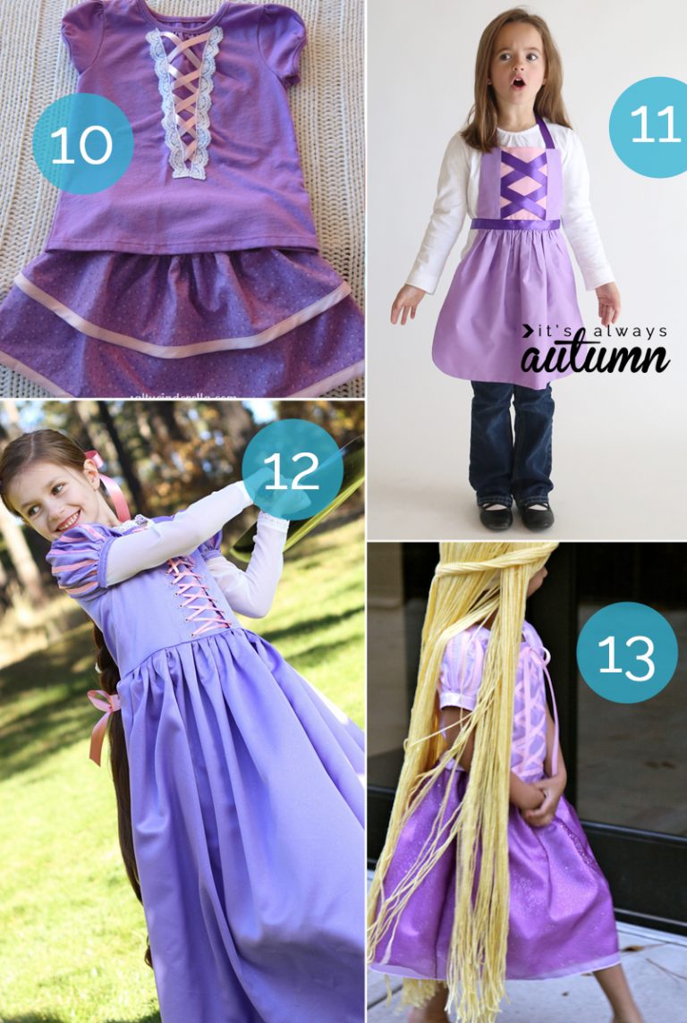 huge list of DIY princess costumes: DIY Snow white costume and more!