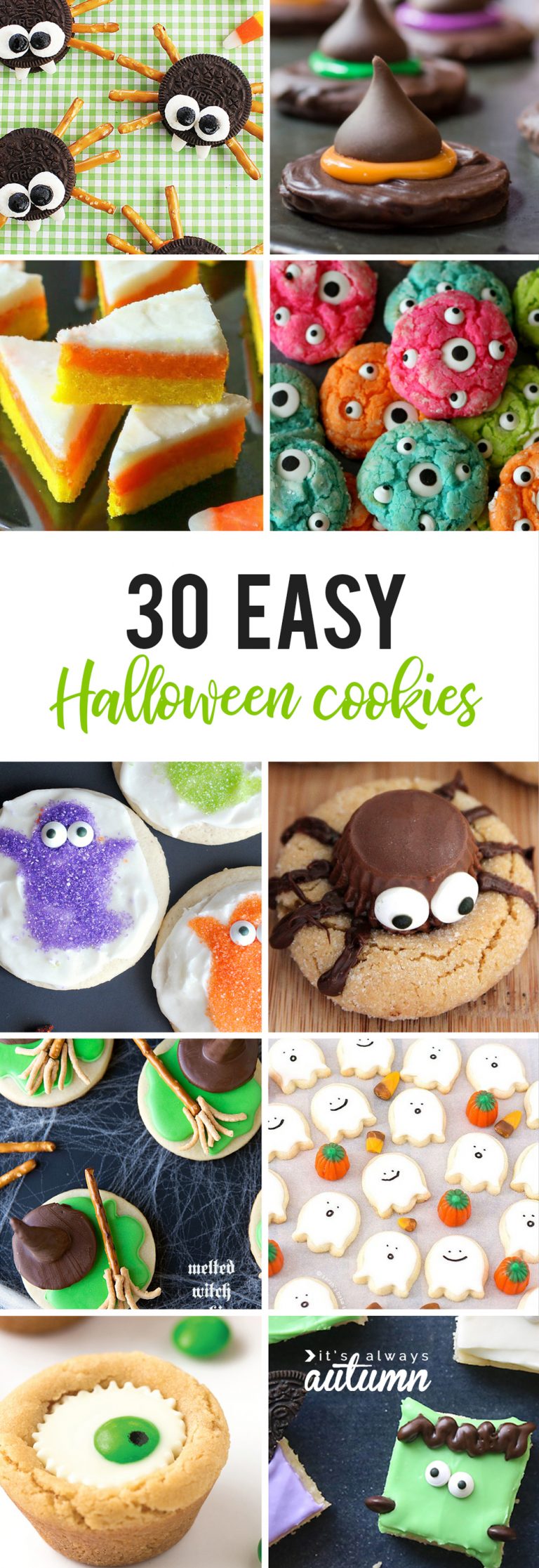 31 Easy + Spooky Halloween Cookies - It's Always Autumn