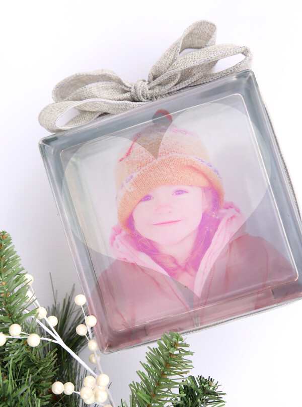 crazy easy photo transfer to glass | glass photo block - It's Always Autumn