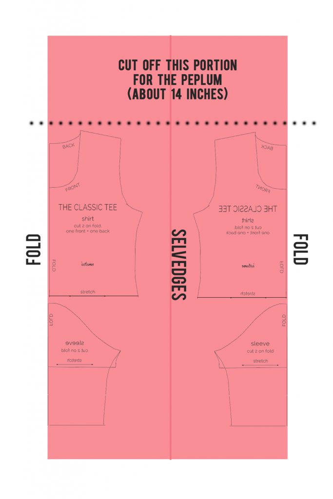 cute + easy Peplum Top Pattern and sewing tutorial - It's Always Autumn