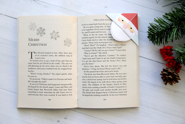 Printable Christmas origami bookmarks - It's Always Autumn