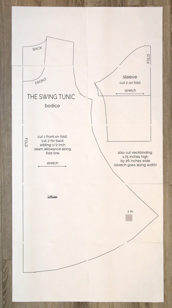 Swing dress pattern + easy sewing tutorial - It's Always Autumn
