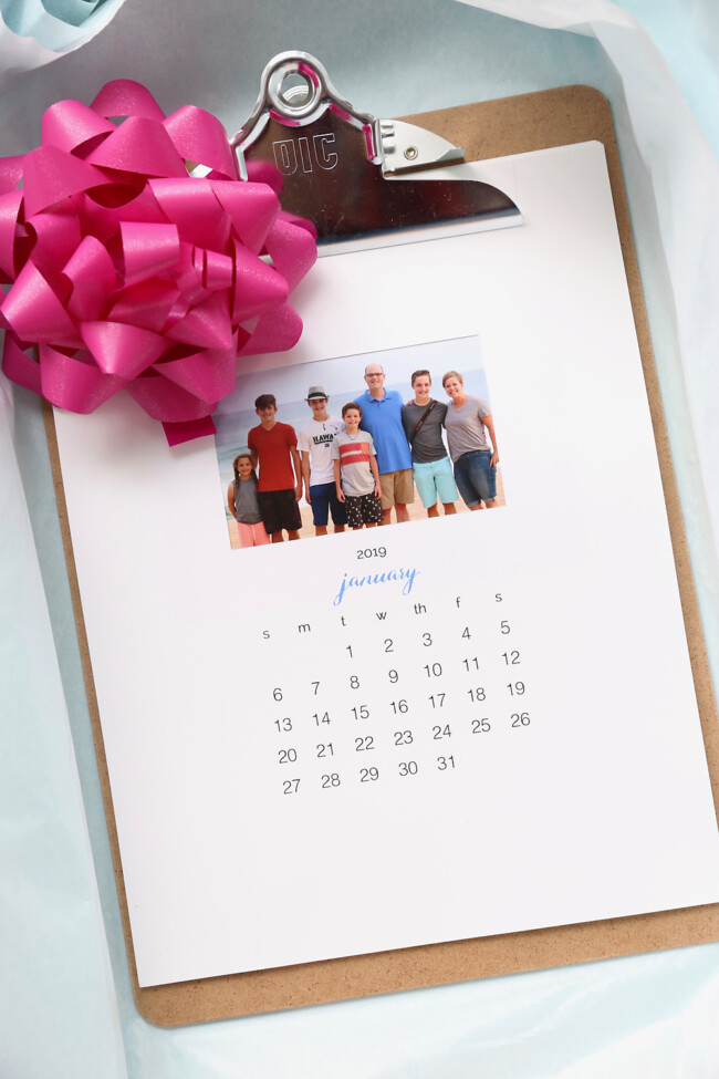 Make a personalized 2020 photo calendar {free templates} - It's Always ...