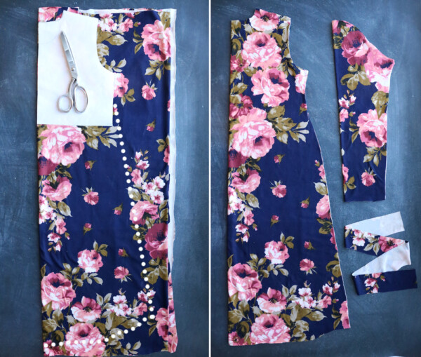 how to make a girl's midi dress without a pattern - It's Always Autumn