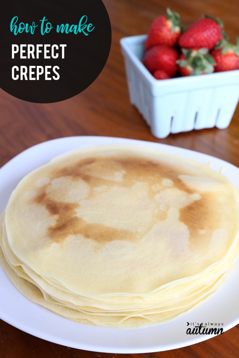 How to use a crepe maker for absolutely perfect crepes {SO EASY!} - It ...