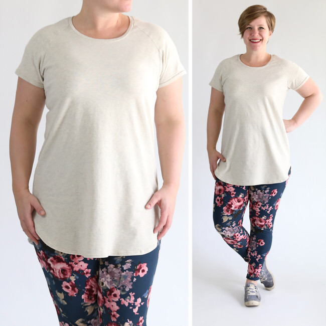 free raglan tee shirt sewing pattern {women's size large} - It's Always ...