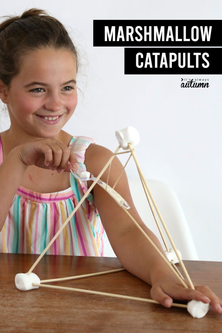 How to Make a Marshmallow Catapult - It's Always Autumn