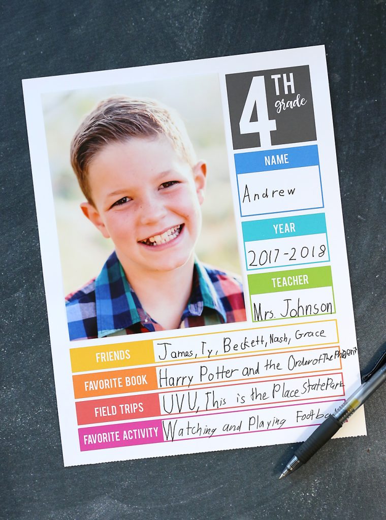 Organize school papers the easy way with a school memory binder