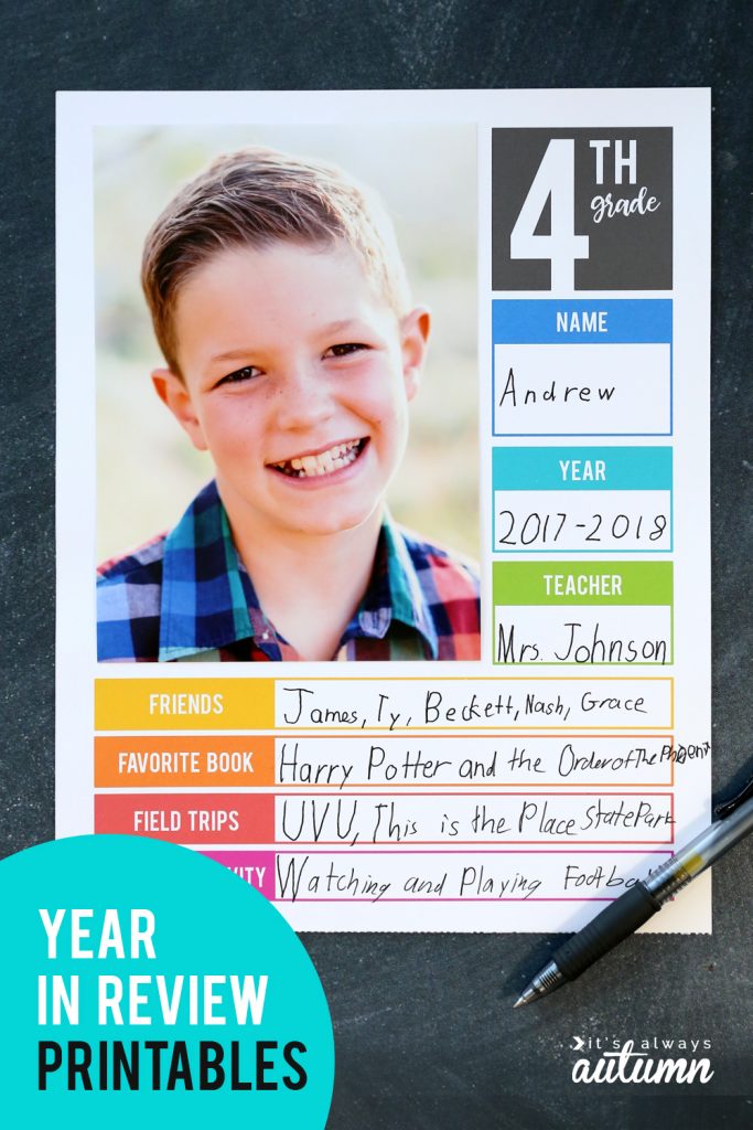 Organize school papers the easy way with a school memory binder