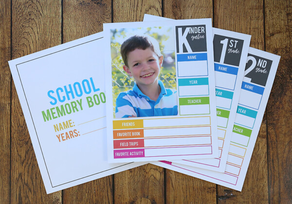 Organize school papers the easy way with a school memory binder