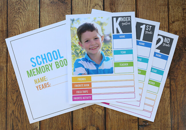 Organize school papers the easy way with a school memory binder