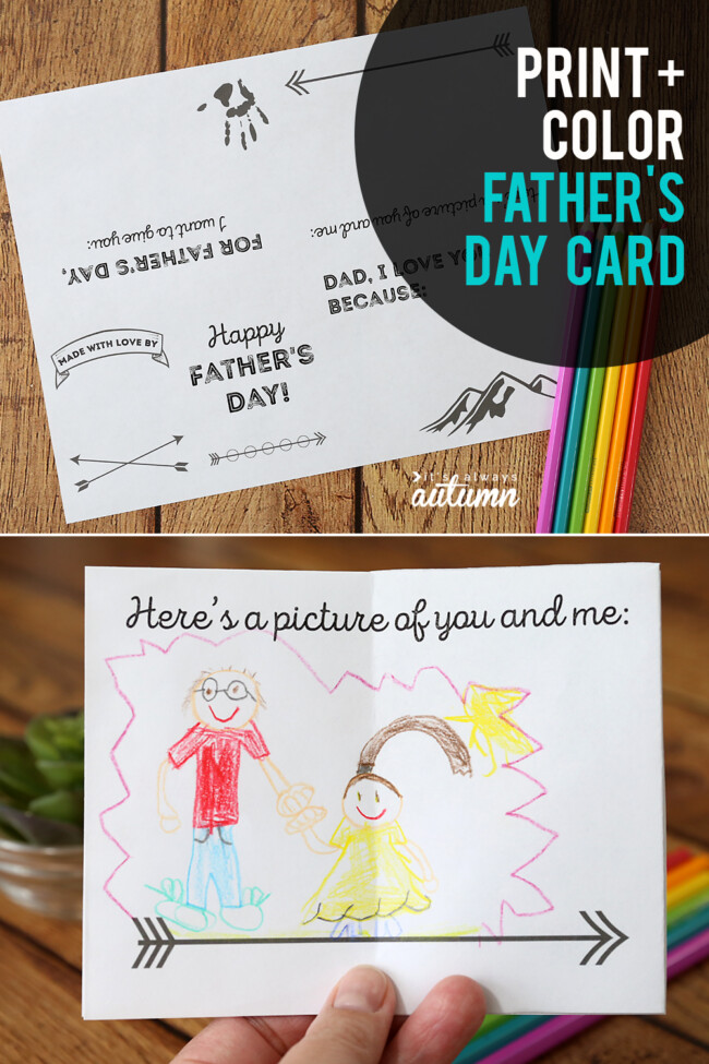 20 Father's Day Card Ideas for Kids - It's Always Autumn