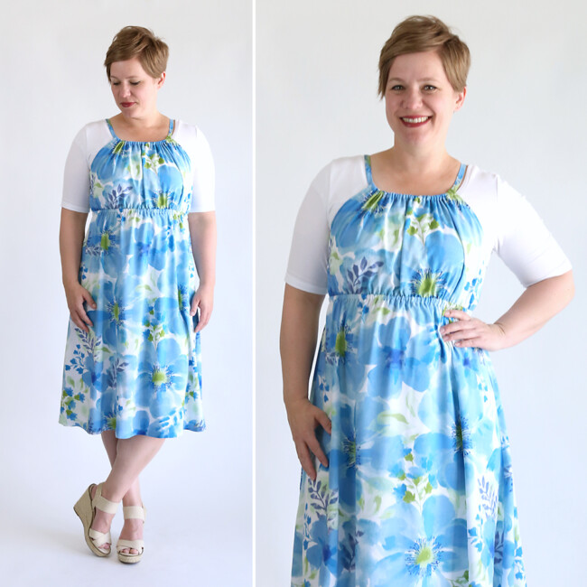 DIY halter dress {easy sewing tutorial} - It's Always Autumn DIY halter dress {easy sewing tutorial} - It's Always Autumn