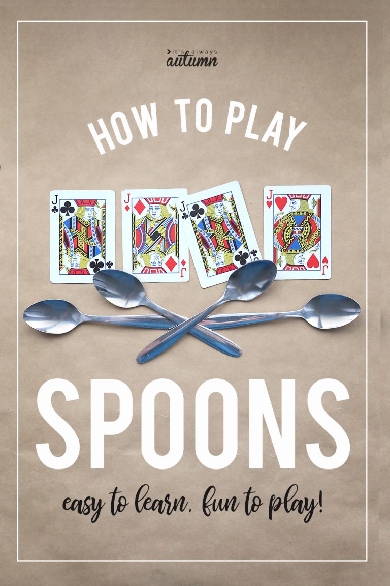 How to play spoons {easy + HILARIOUS card game} - It's Always Autumn
