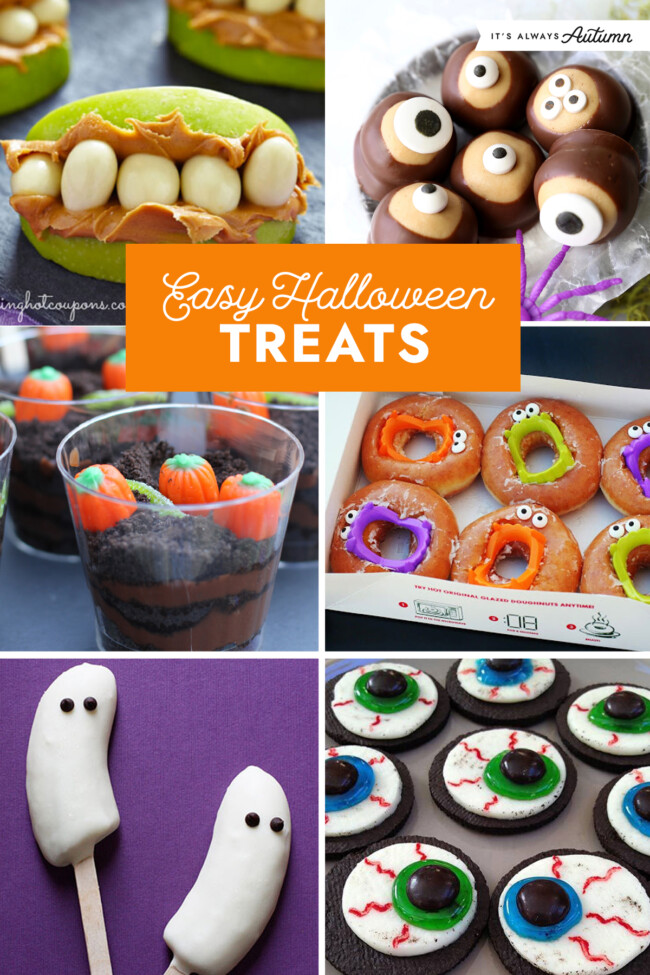 40+ Easy Halloween Treats for Kids - It's Always Autumn