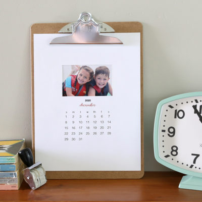 Make a personalized 2020 photo calendar {free templates} - It's Always ...