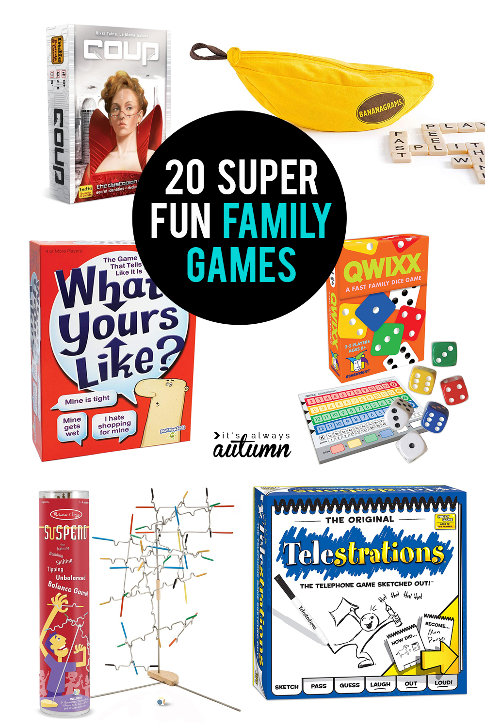 20 family board games you won't hate playing! - It's Always Autumn