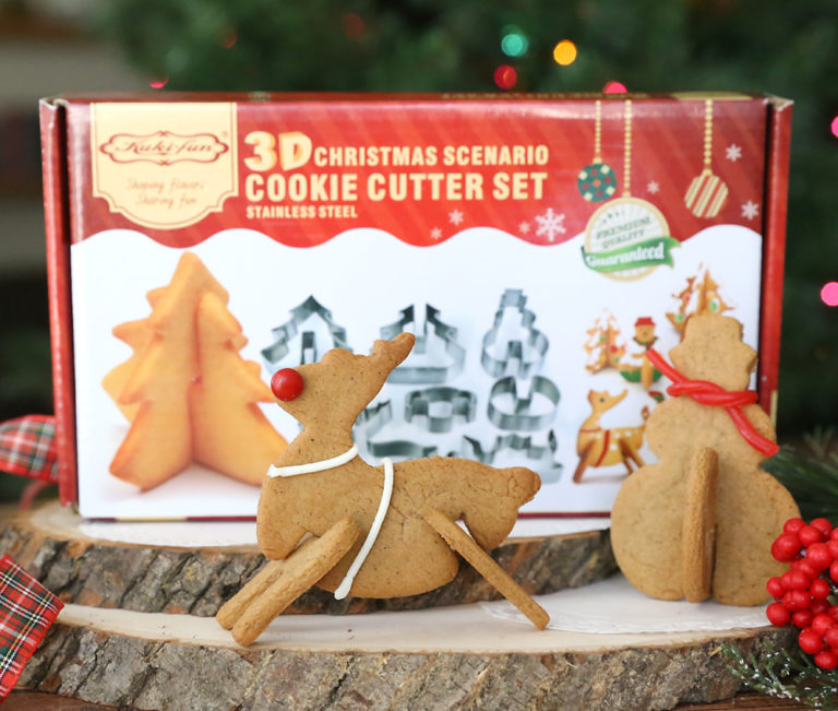 Make adorable 3D gingerbread Christmas cookies! - It's Always Autumn