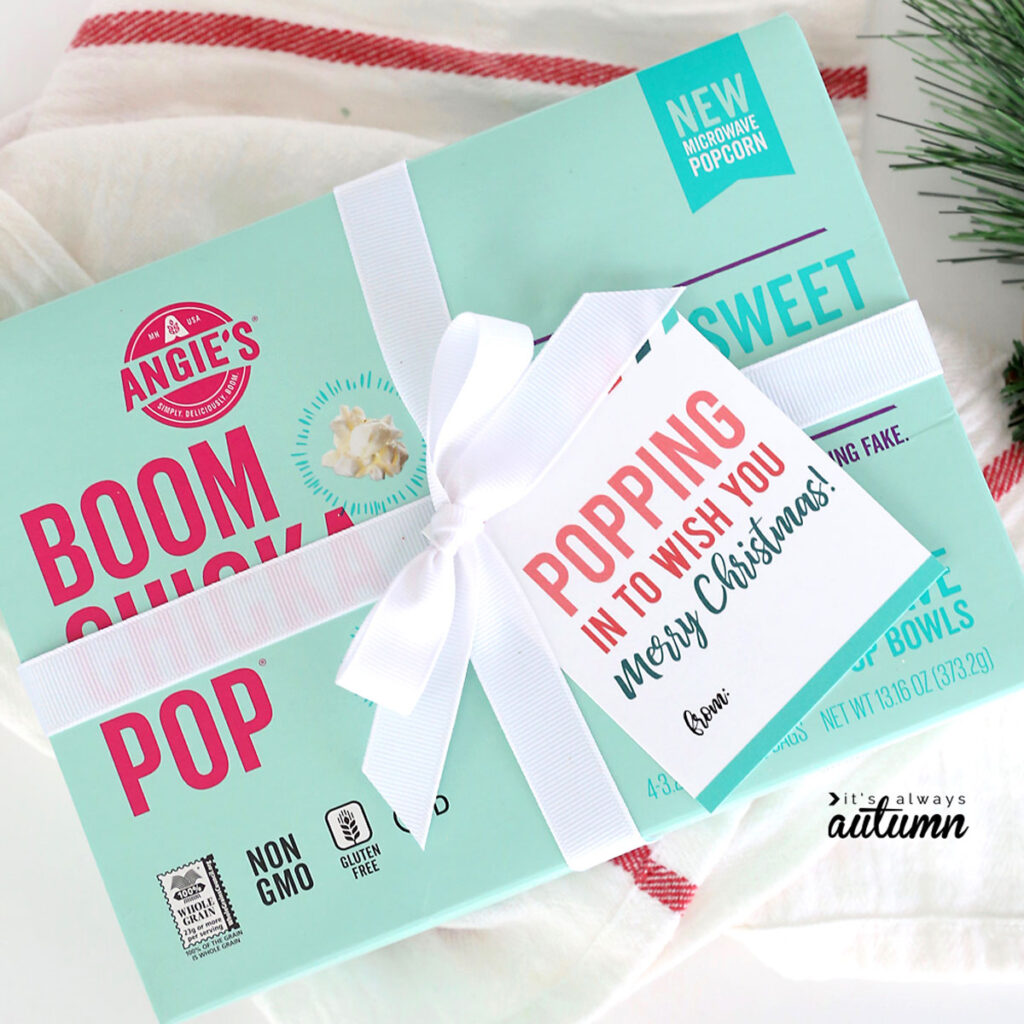 Cute, Easy Neighbor Christmas Gifts {Printable Tags!} - It's Always Autumn