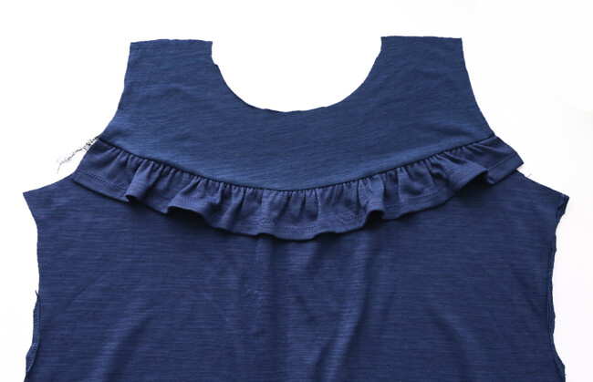 Girls' ruffle top free sewing pattern - It's Always Autumn