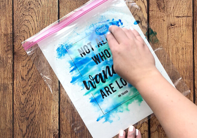 Make gorgeous (cheater) watercolor prints using markers + water - It's ...