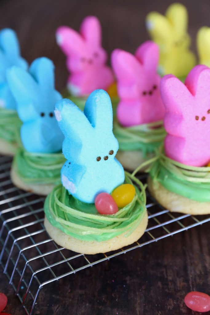Easter Peeps Cookies (cake mix sugar cookie recipe) - It's Always Autumn