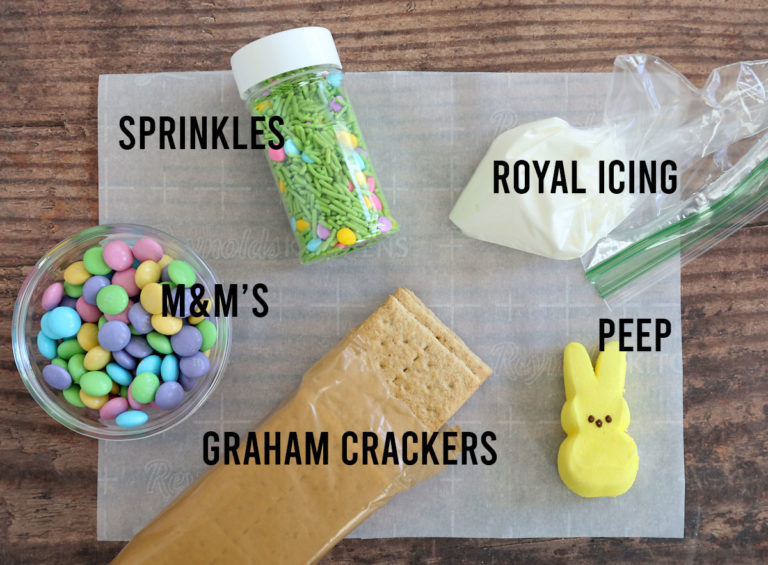 Make a cute Peeps house (Easter gingerbread houses) - It's Always Autumn