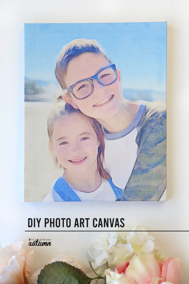 The Easy and FOOLPROOF way to transfer a photo to canvas - It's Always ...