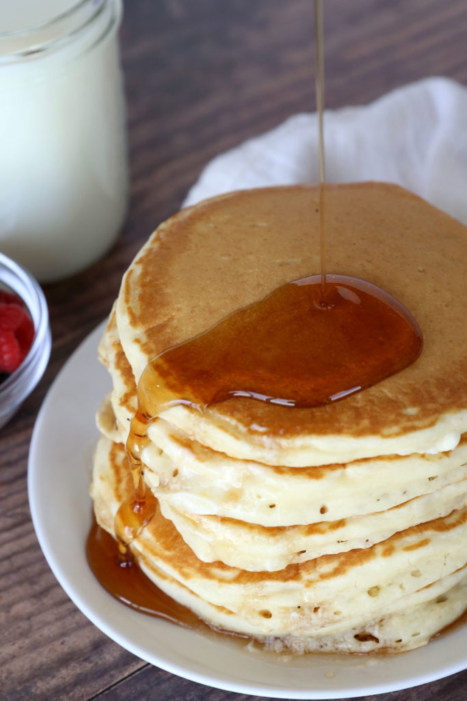 Perfect Fluffy Pancakes from Scratch {EASY!} - It's Always Autumn