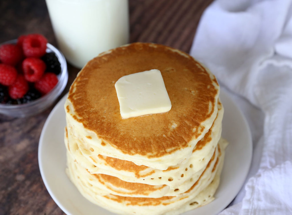 Perfect Fluffy Pancakes from Scratch {EASY!} - It's Always Autumn